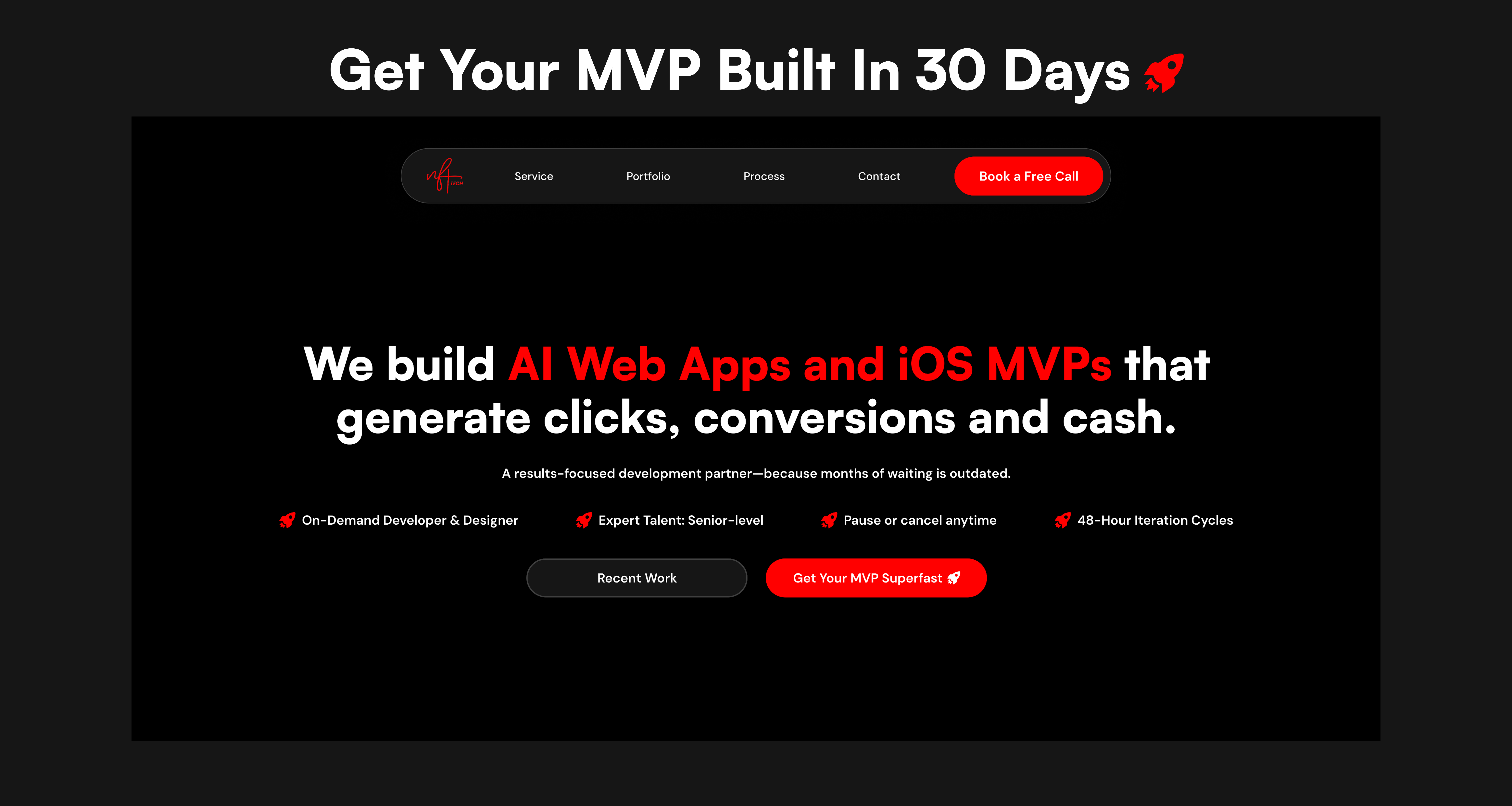 NFTech - AI Web Apps and Mobile MVPs